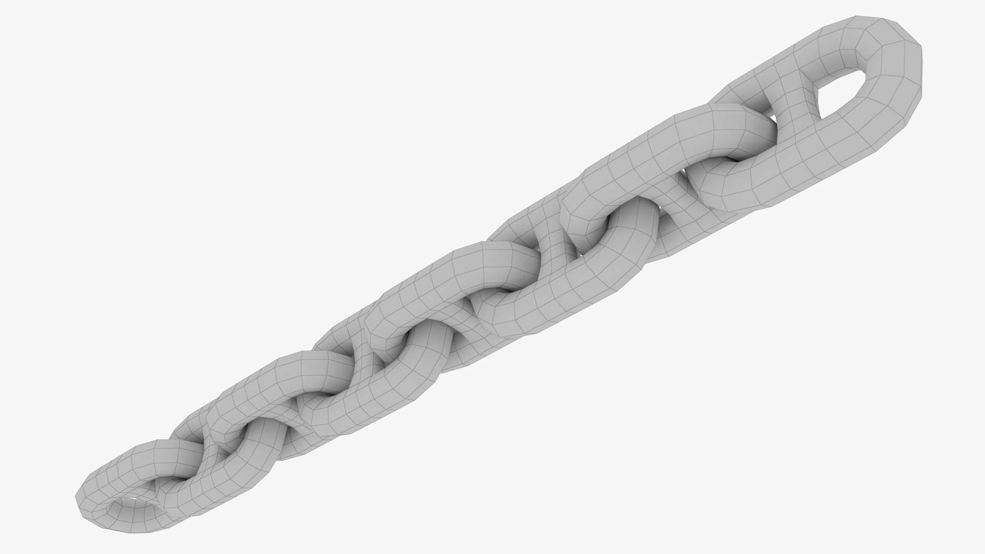 Anchor Chain Segment V2 3D model - TurboSquid 2050811