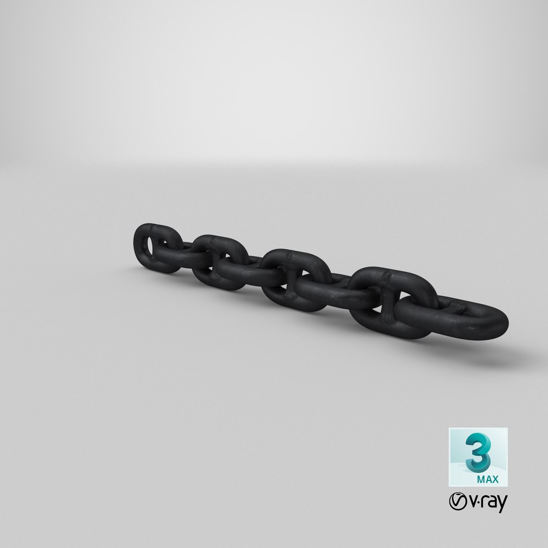Anchor Chain Segment V2 3D model - TurboSquid 2050811