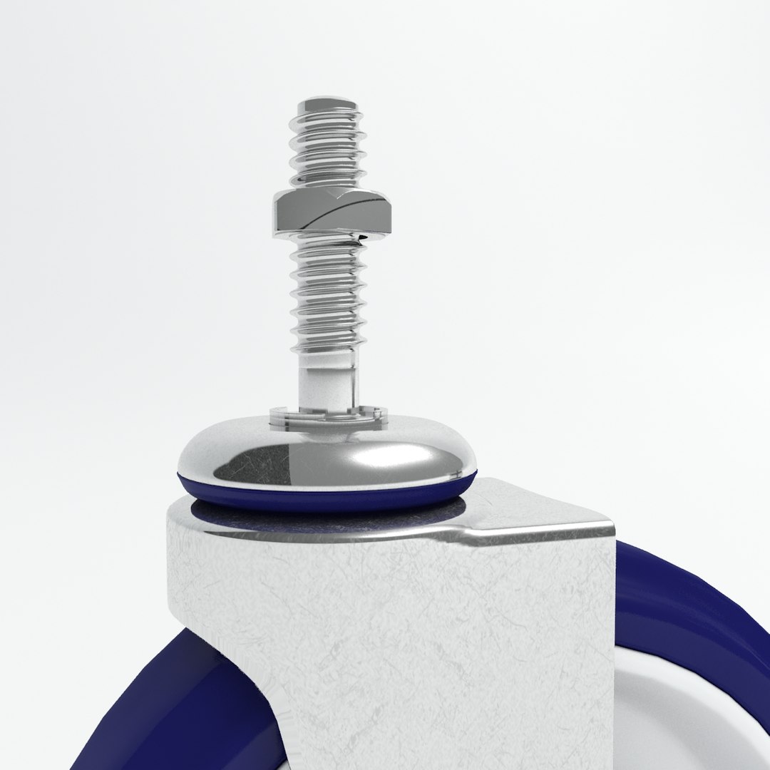 3d Model Of Set Casters