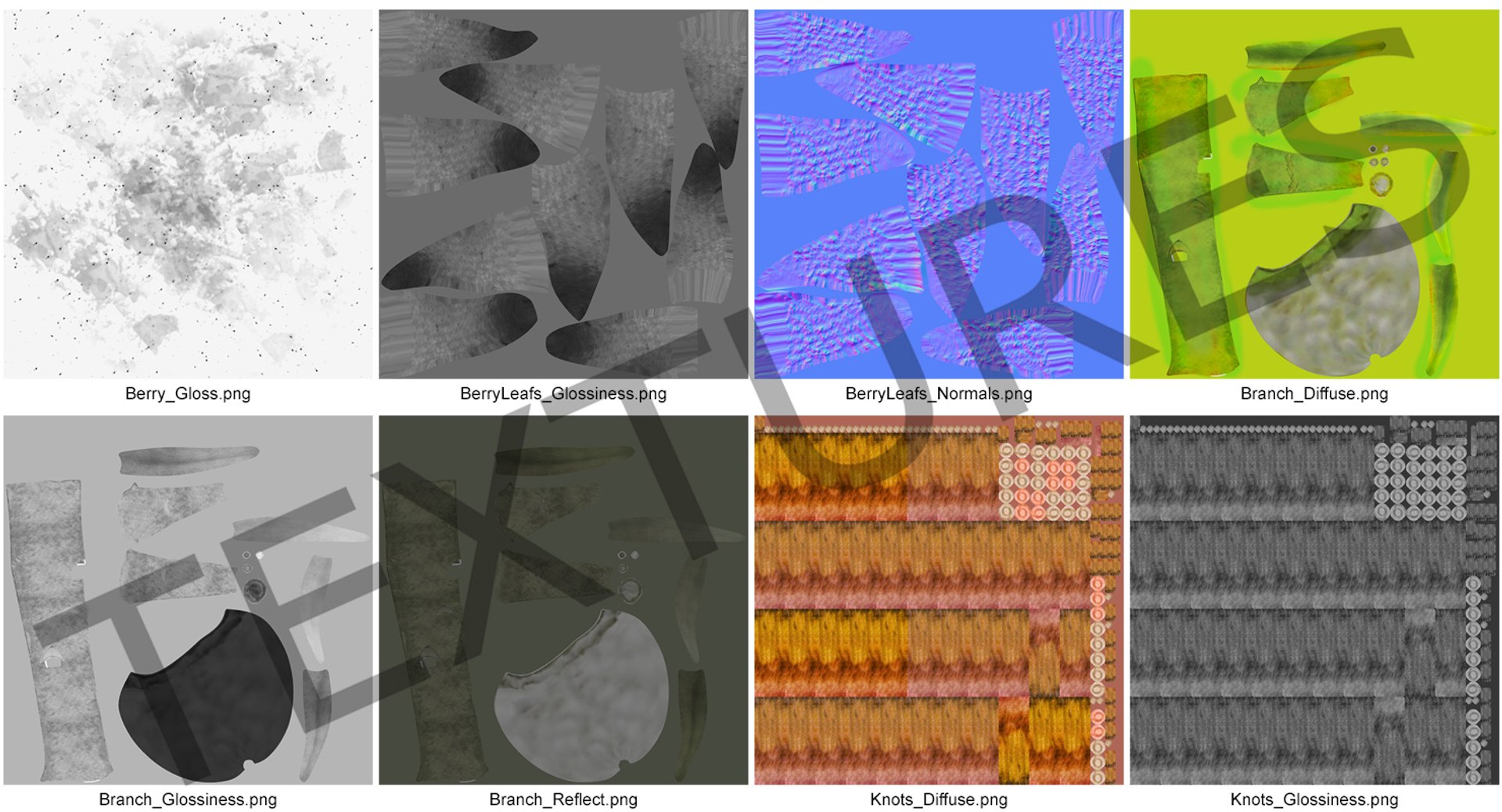 3D Model Blackberry Fur - TurboSquid 1380359