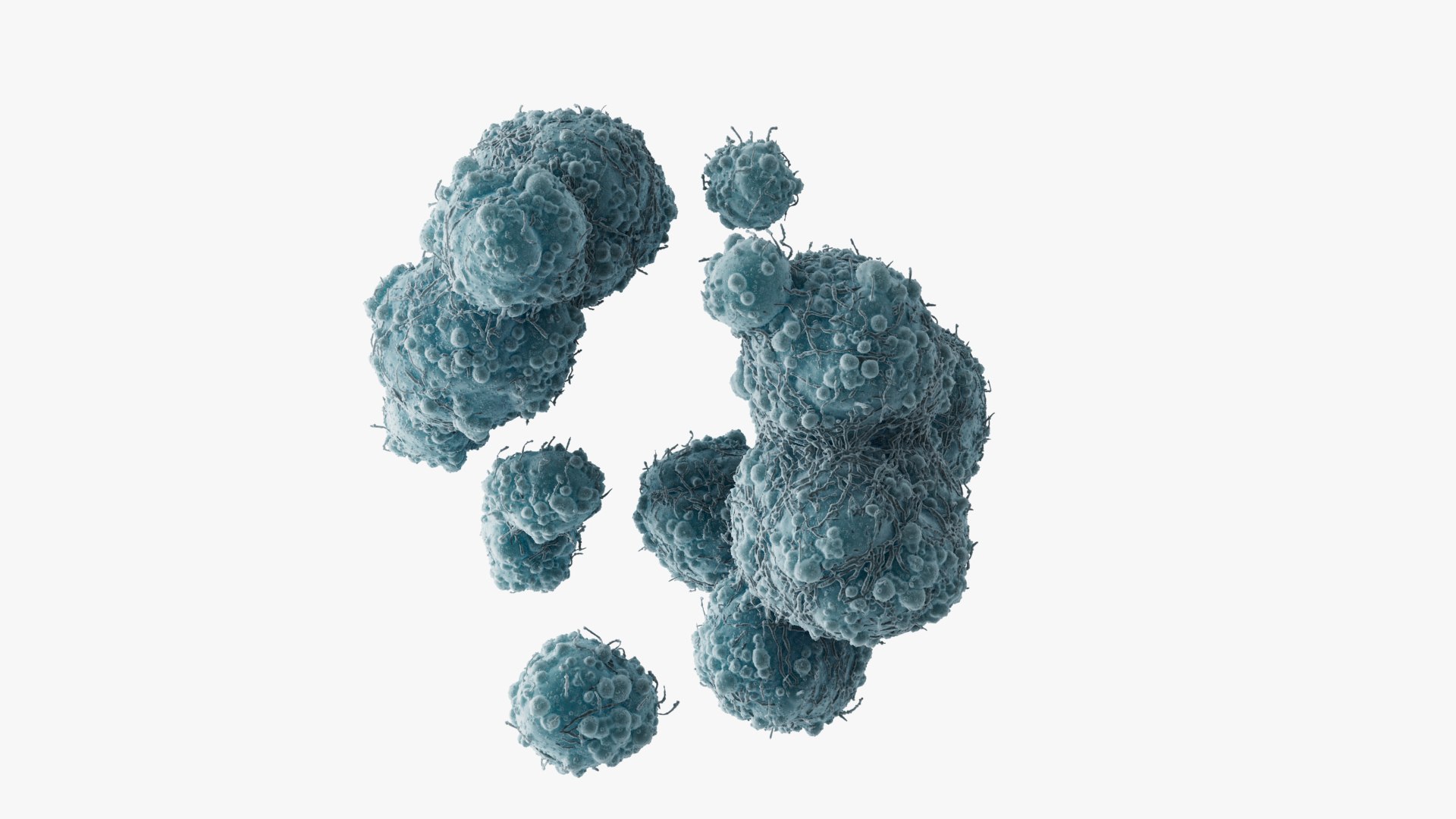 3D Model Cancer Cells Brain 9 - TurboSquid 2225363