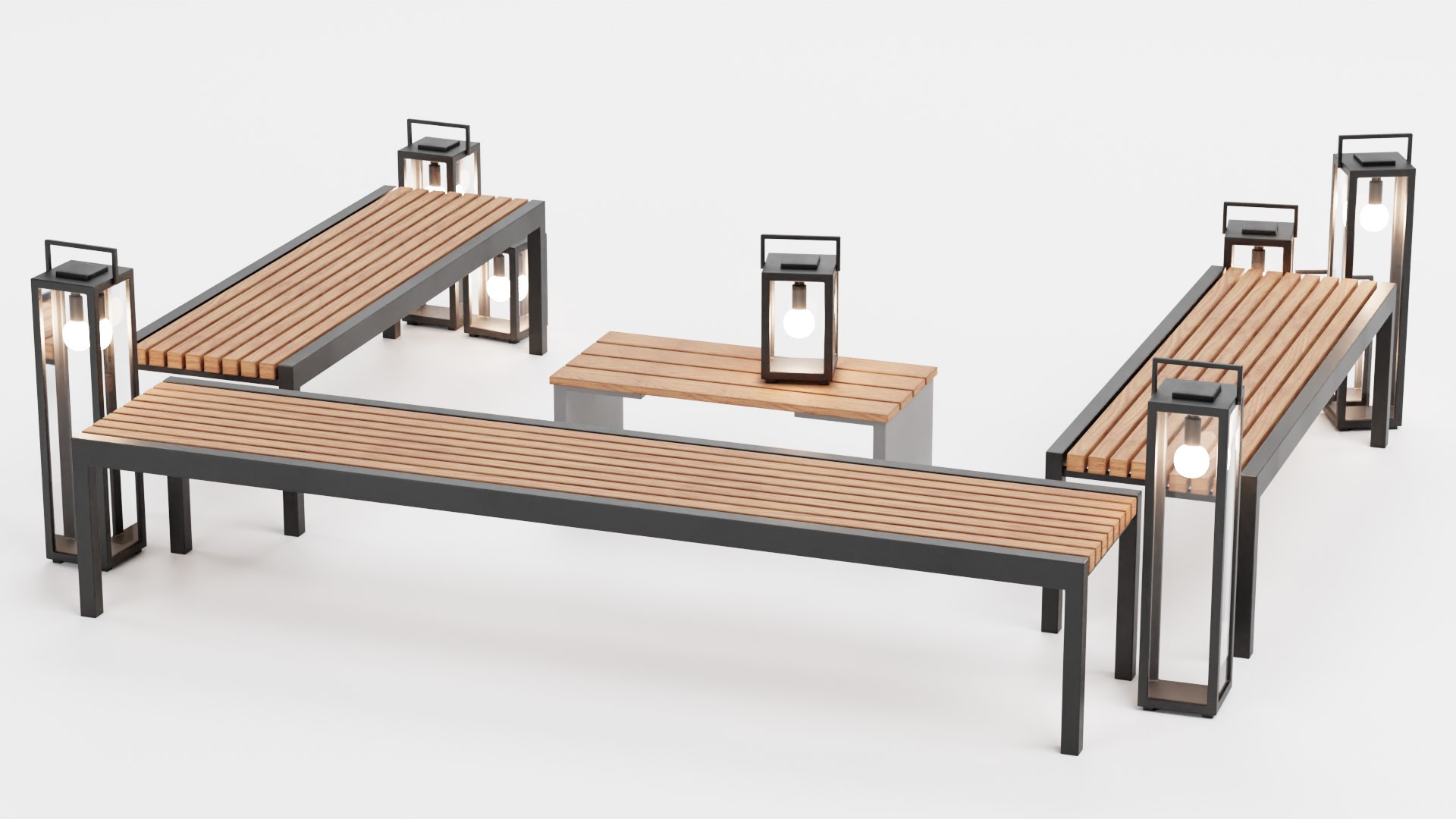Garden Setup 09 3D Model - TurboSquid 2058741