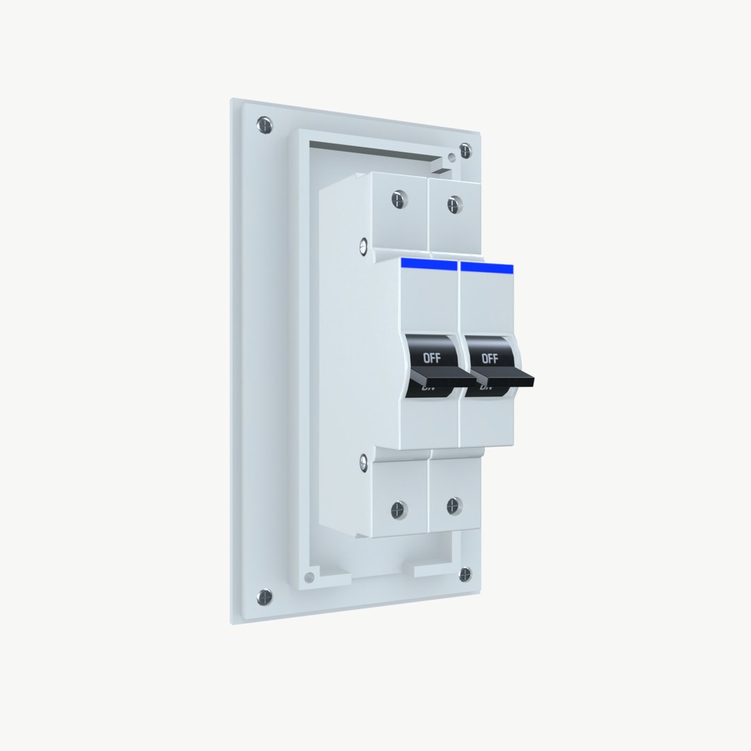MCB Switch 3D - TurboSquid 2386875