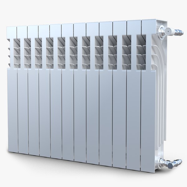 3d model modern radiator