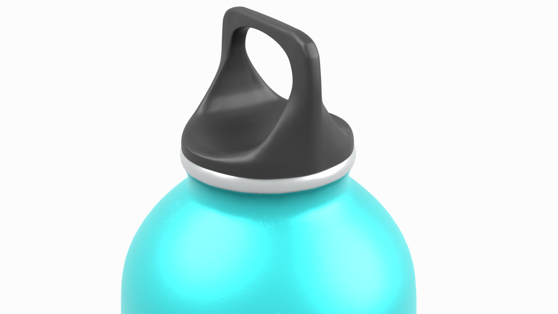 3D Light Blue Flask Model - TurboSquid 1784284