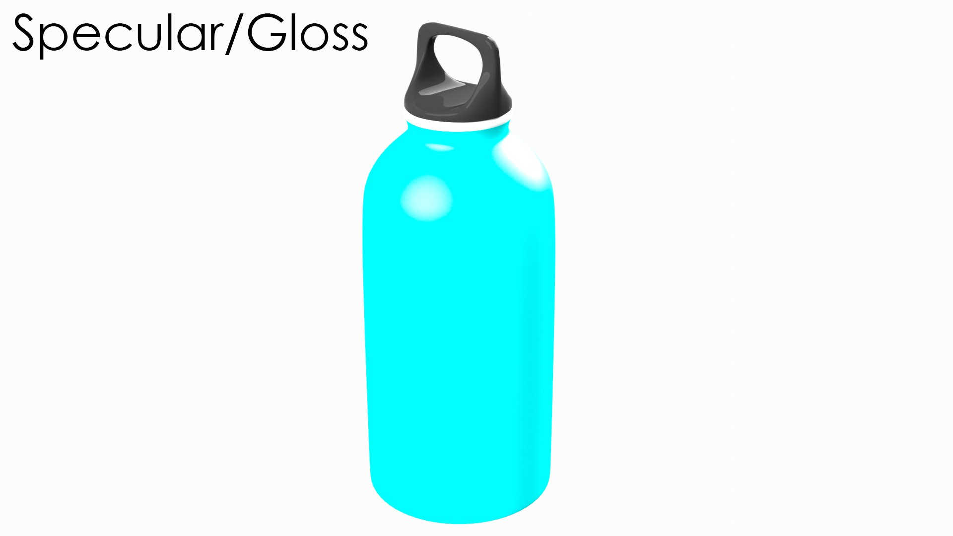 3D Light Blue Flask Model - TurboSquid 1784284