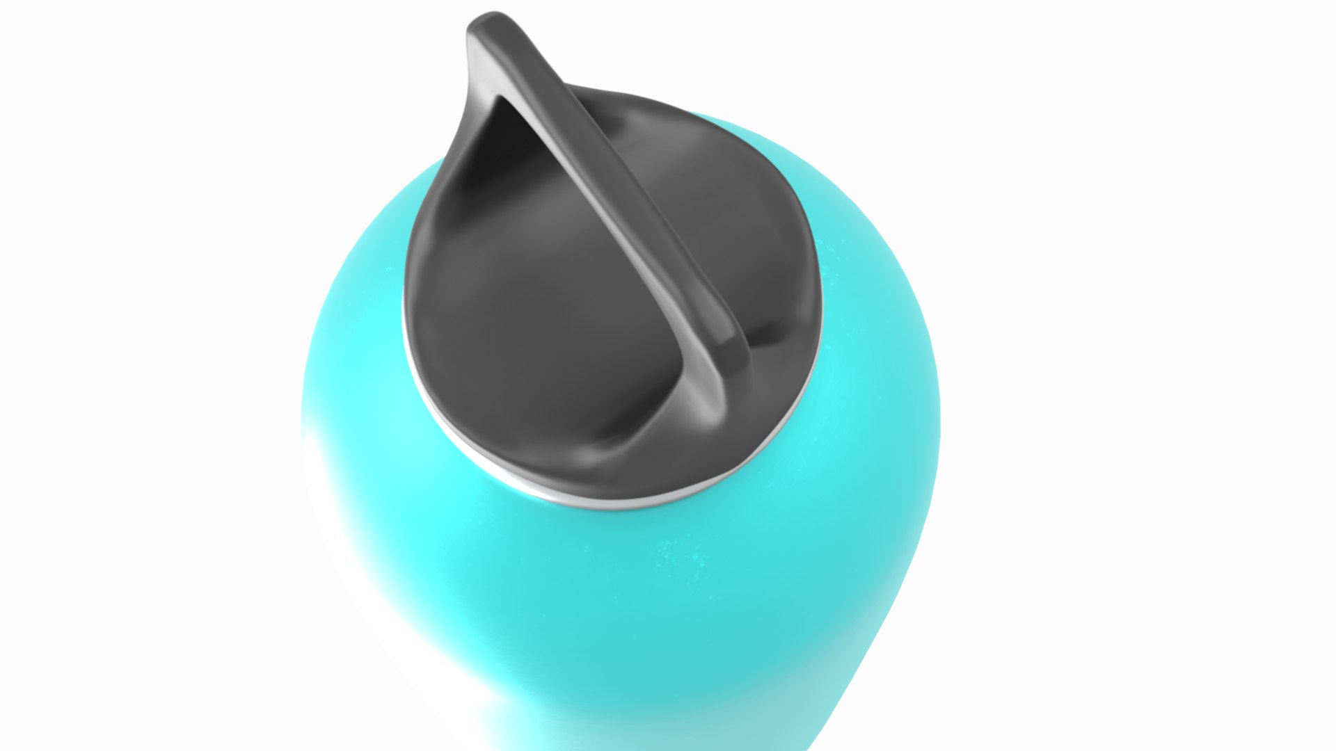 3D Light Blue Flask Model - TurboSquid 1784284