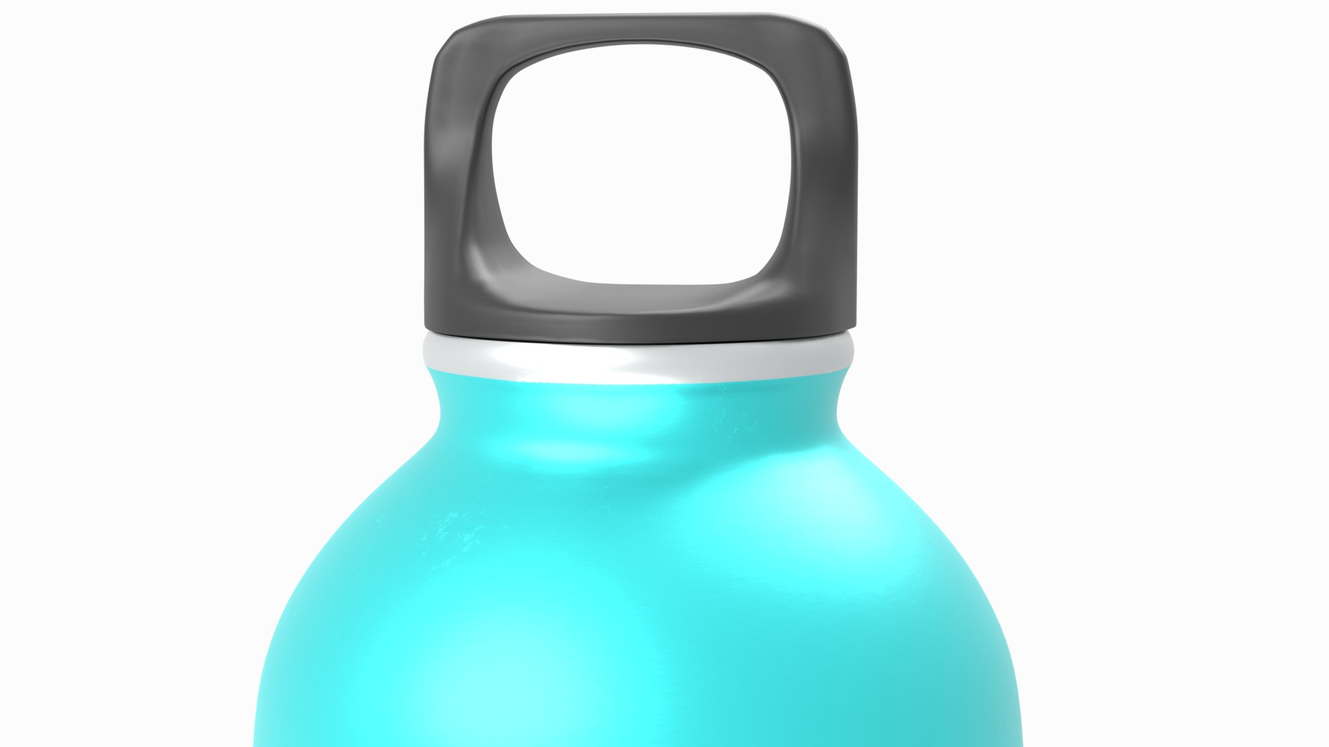 3D Light Blue Flask Model - TurboSquid 1784284