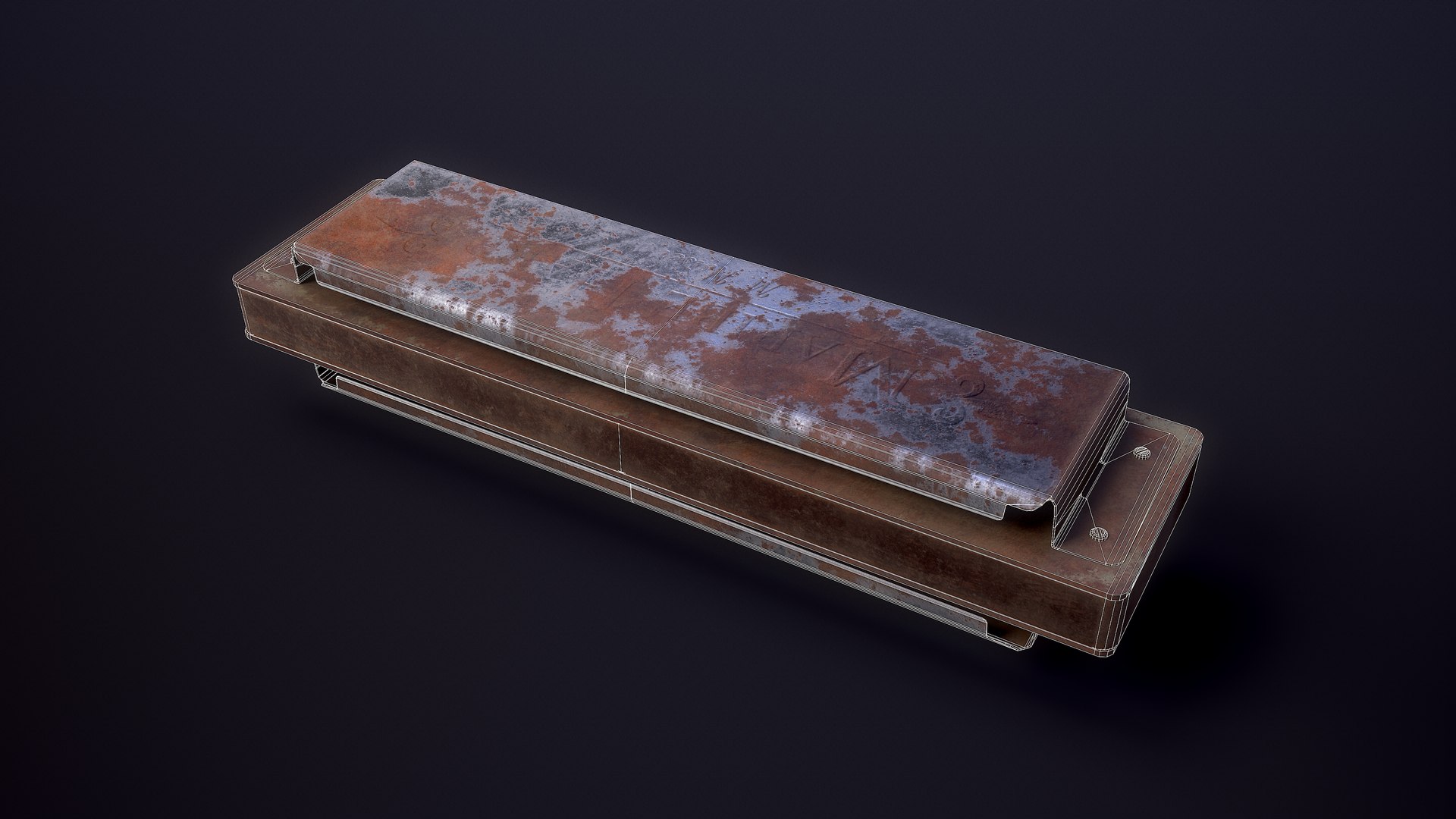 Old Harmonica 3D - TurboSquid 1998391