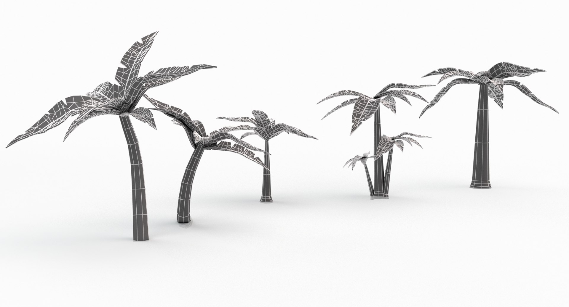 Cartoon Palm Tree V2 3D Model - TurboSquid 1237316