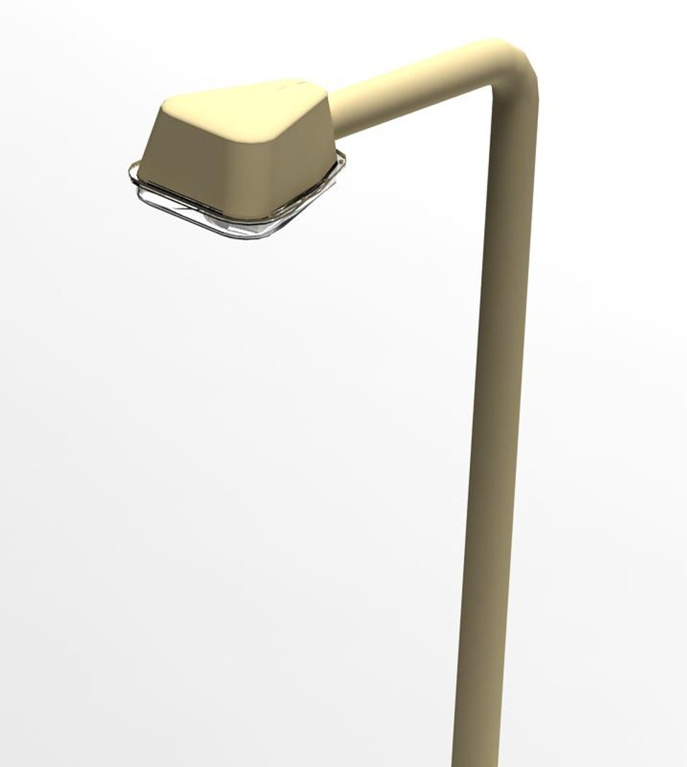 3d street lamp model