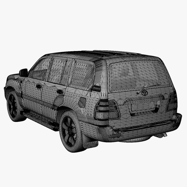 toyota land cruiser 100 3d model