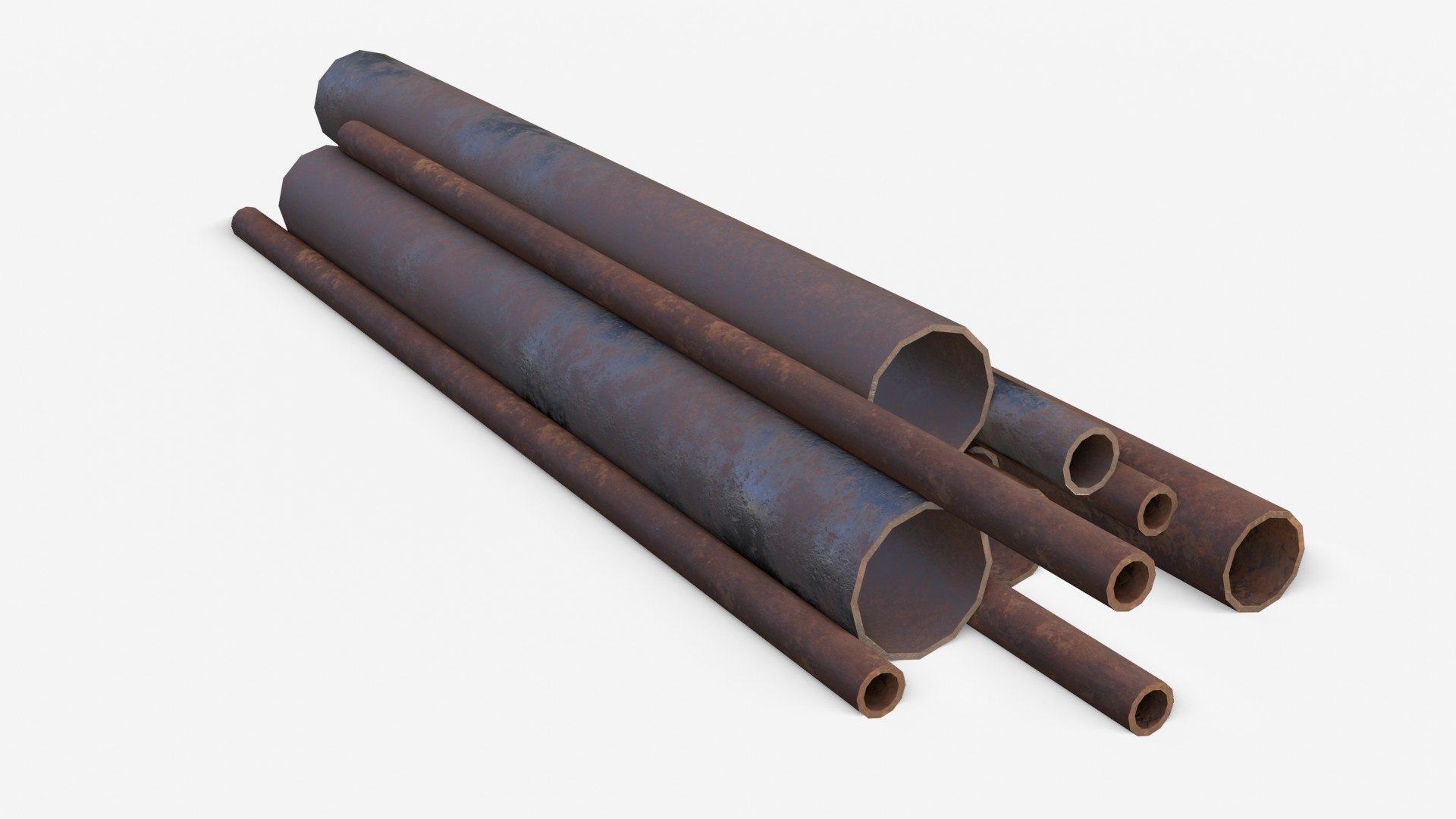 3D Assets Pipes Steel Industrial Model - TurboSquid 1486417