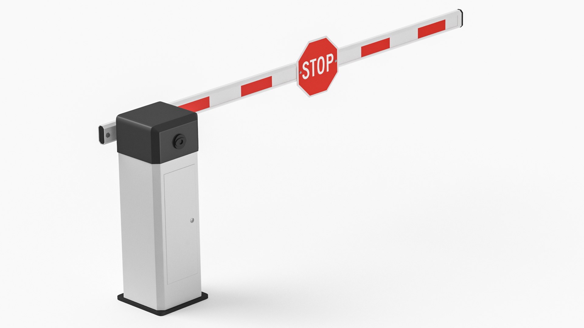 Car Barrier Gate 02 3D - TurboSquid 2042292