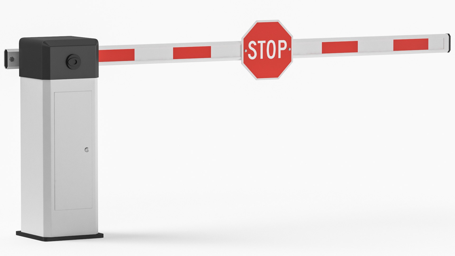 Car Barrier Gate 02 3D - TurboSquid 2042292