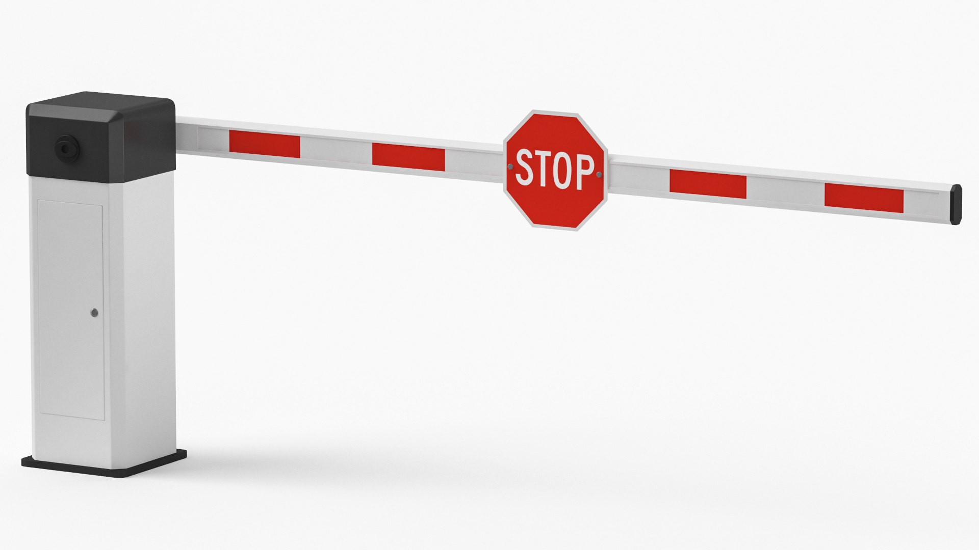 Car Barrier Gate 02 3D - TurboSquid 2042292