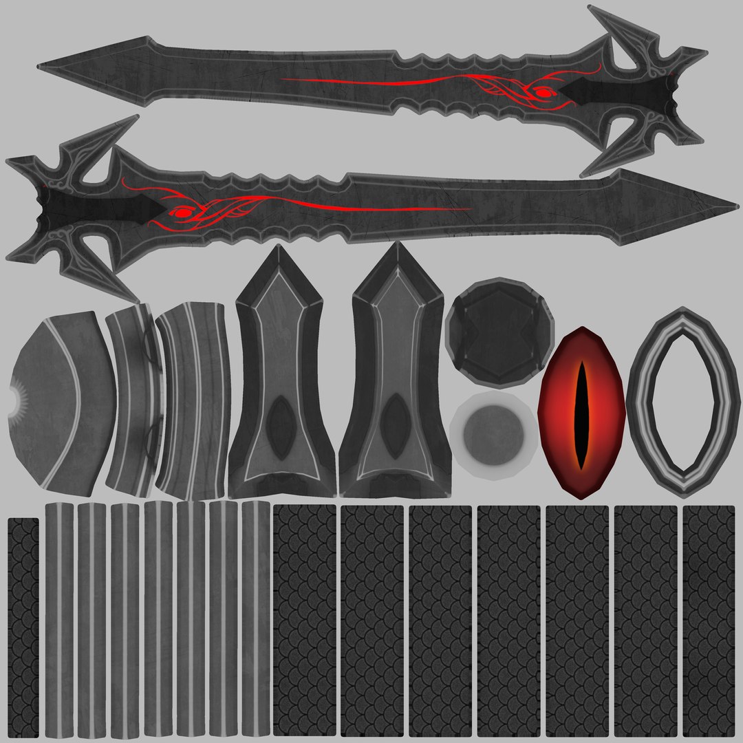 3D Demonic Blade - TurboSquid 2420172
