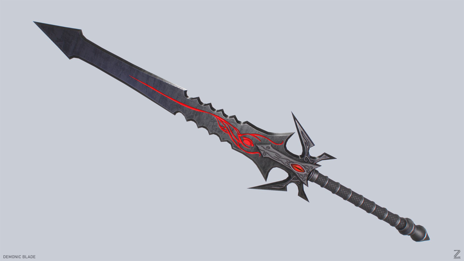 3D Demonic Blade - TurboSquid 2420172