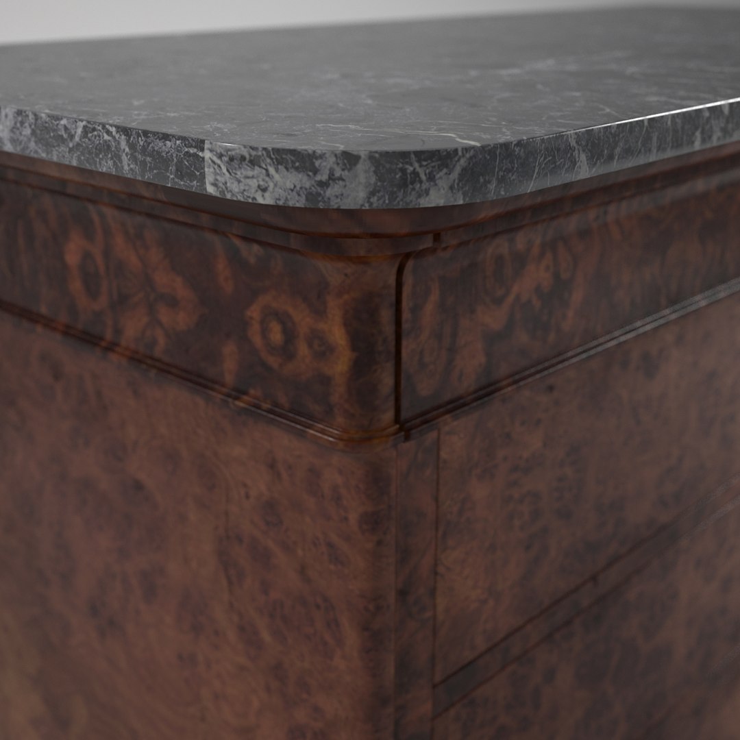 Louis Commode 3d Model