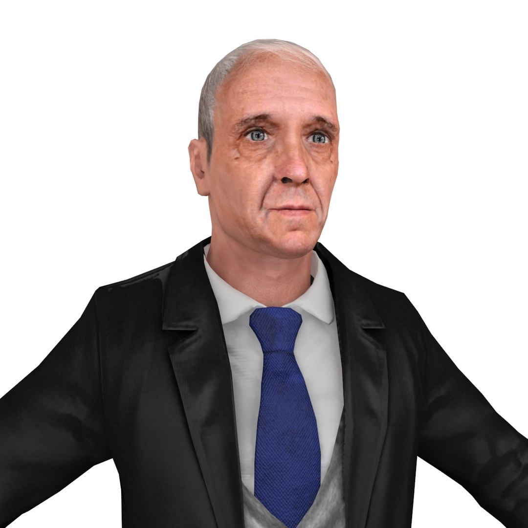 3D Butler Model - TurboSquid 1289200