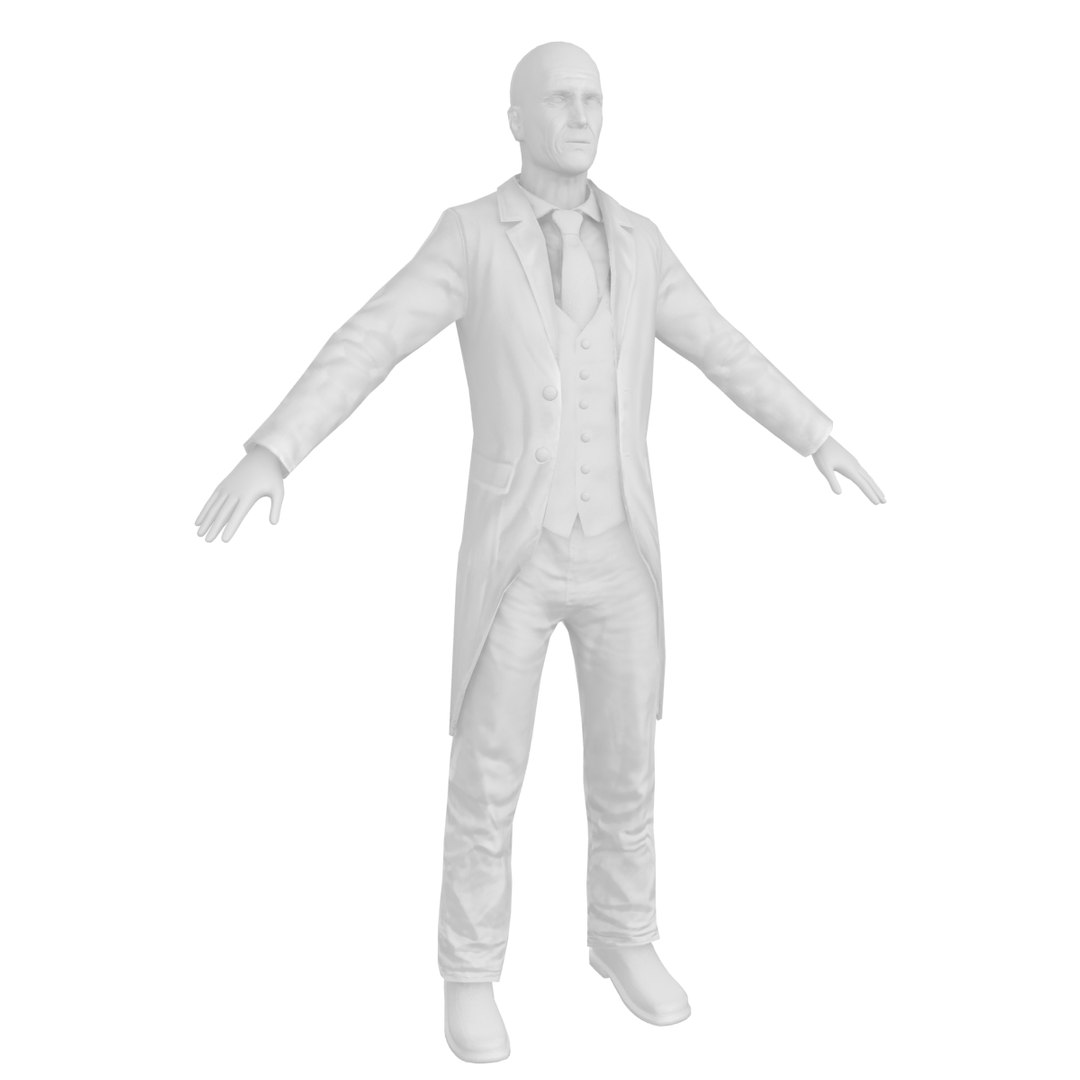 3D Butler Model - TurboSquid 1289200