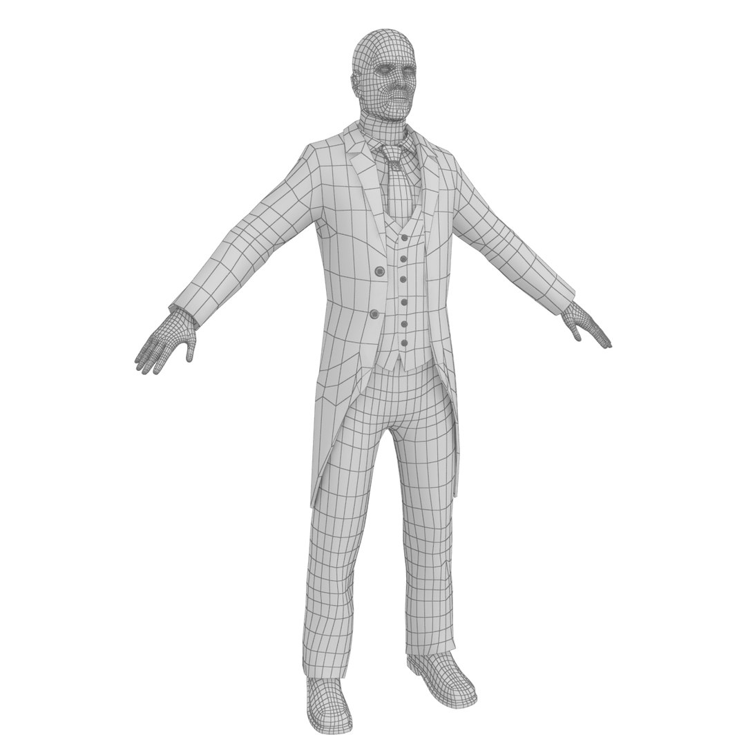 3D Butler Model - TurboSquid 1289200