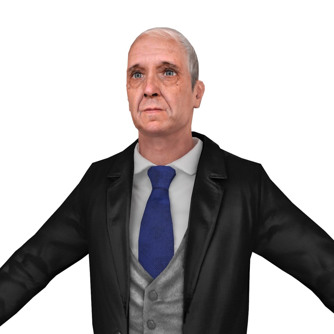 3D Butler Model - TurboSquid 1289200