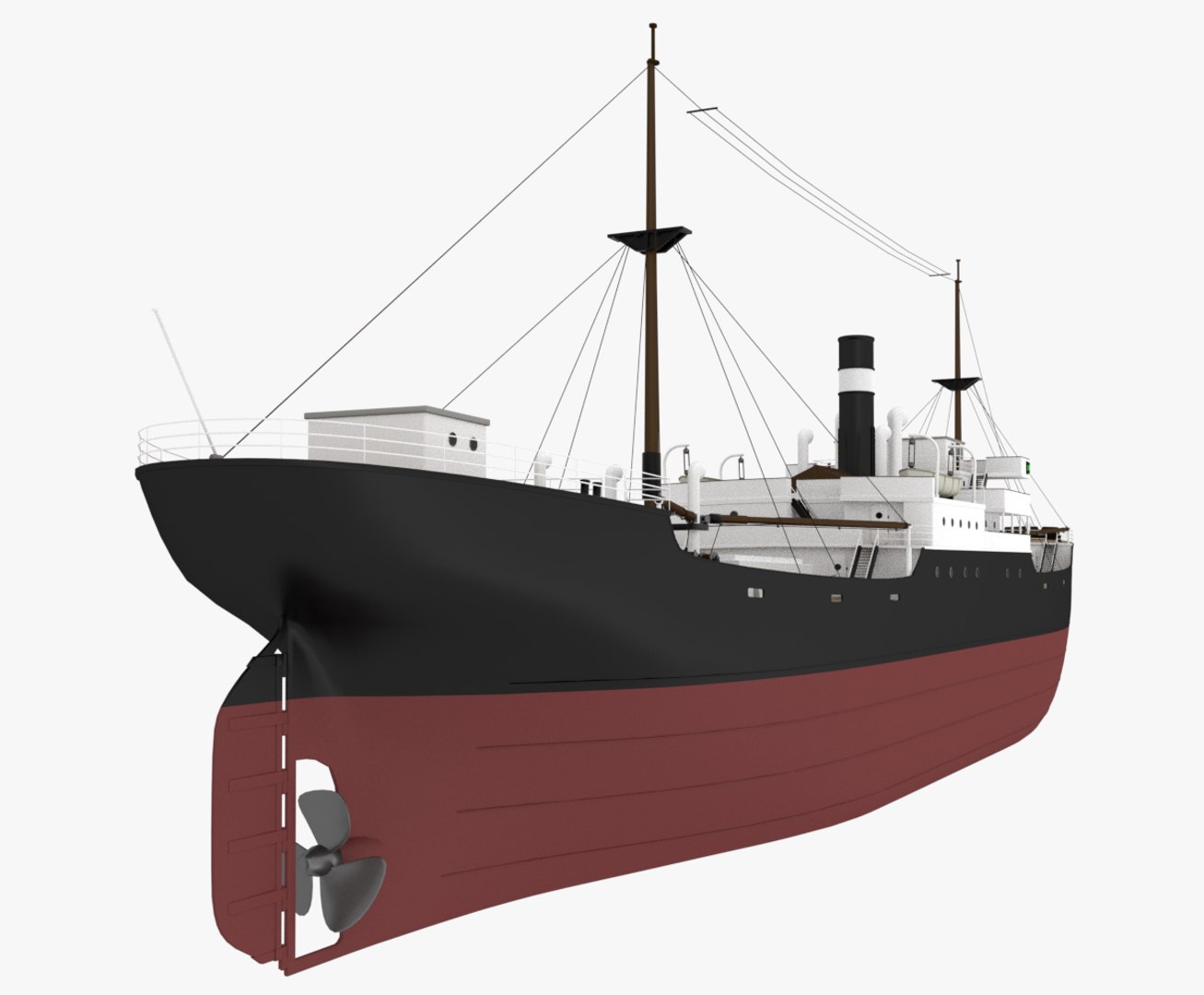 3D Cargo Ship - TurboSquid 1442868