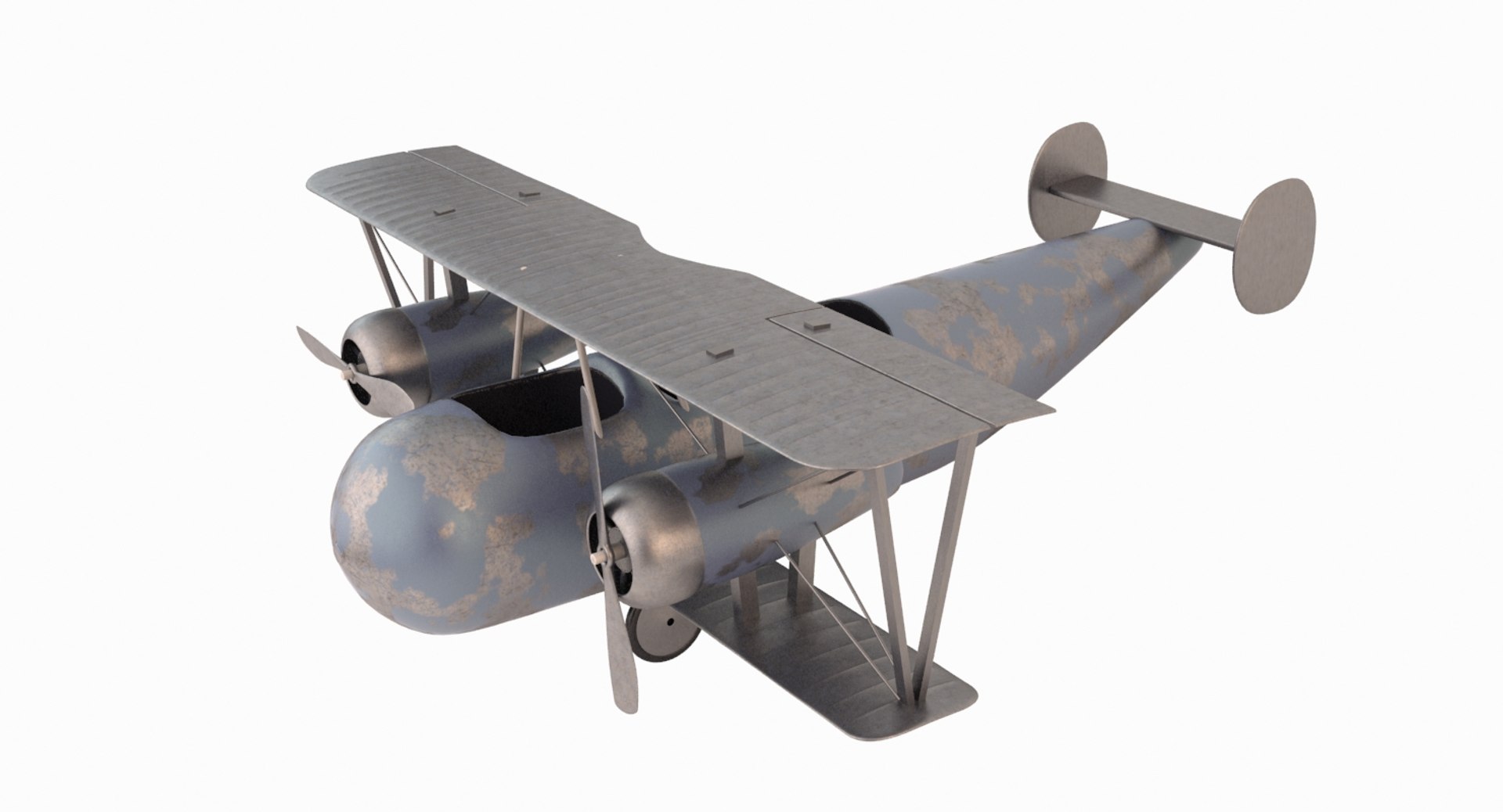 3d Model Of Ww1 Airbomber