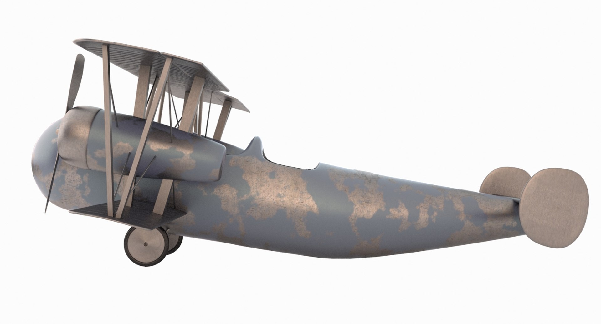 3d Model Of Ww1 Airbomber