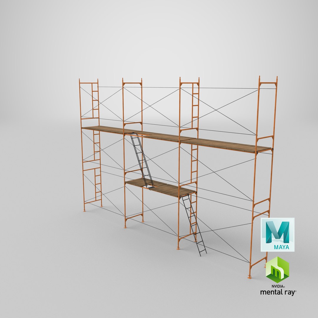 Scaffolds Modular Gameready Ar 3D Model - TurboSquid 1642506