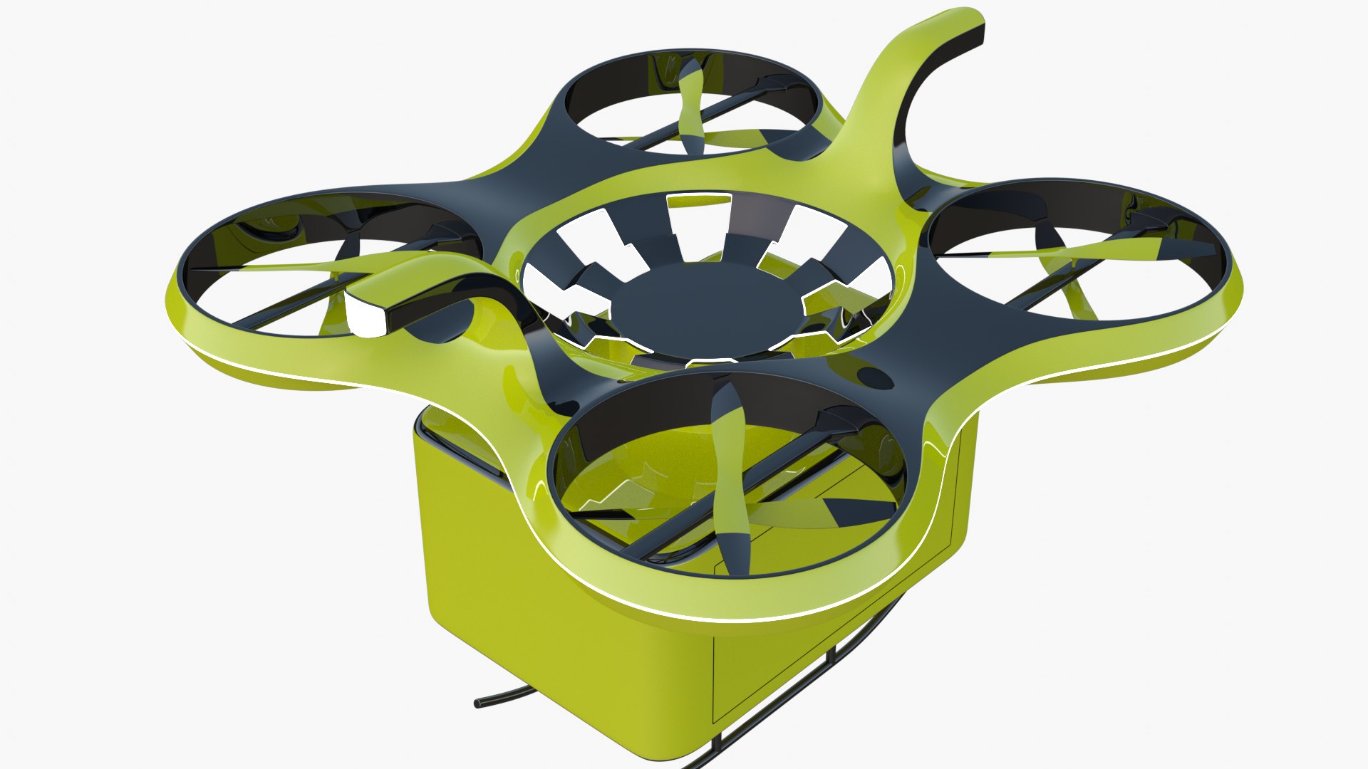 Drones Minibus Trains Big Collection 3D Model - TurboSquid 1803121