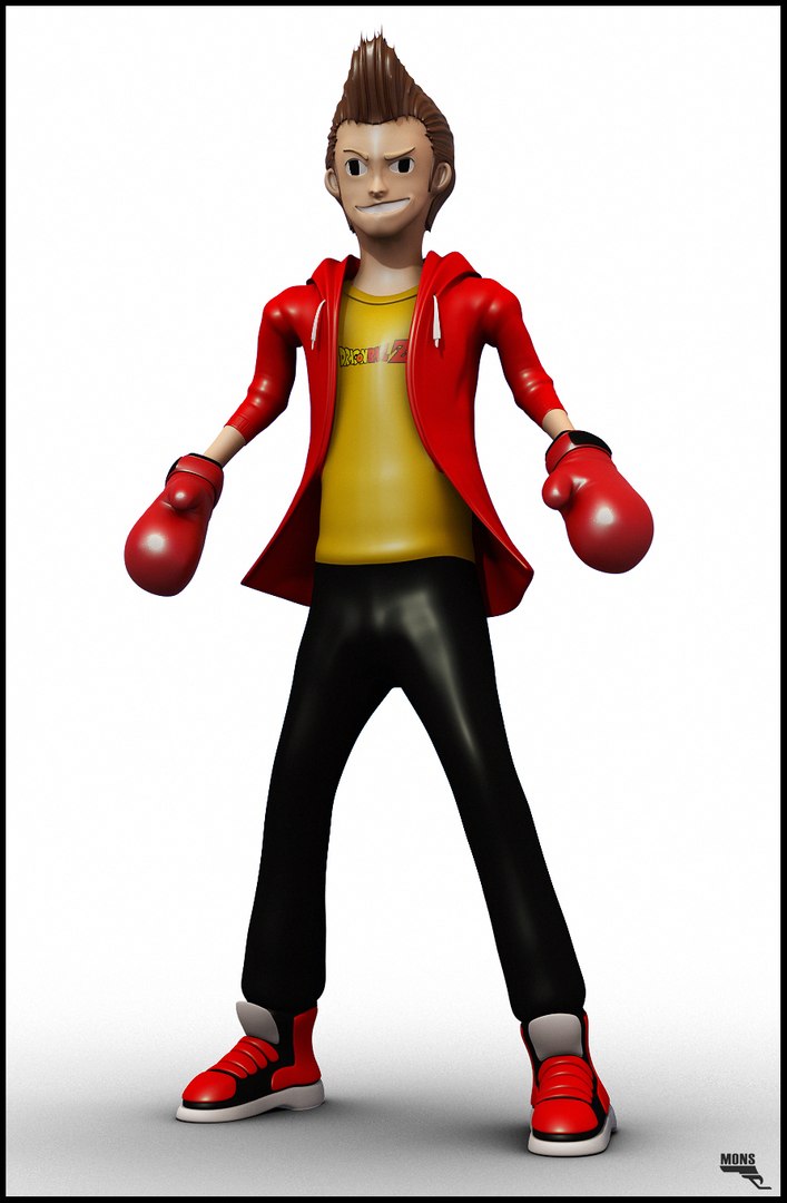 character fully rigged 3d fbx