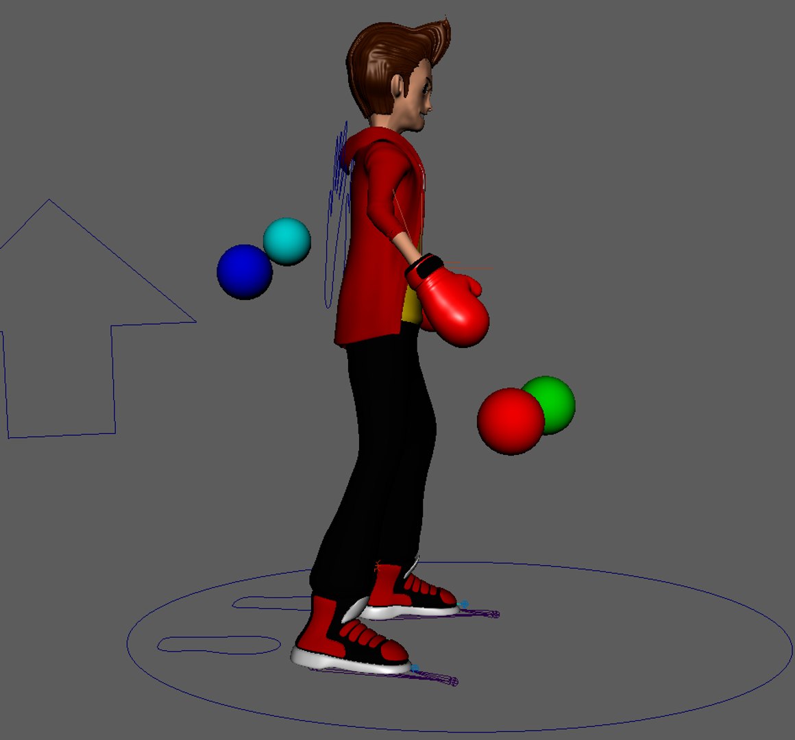 character fully rigged 3d fbx