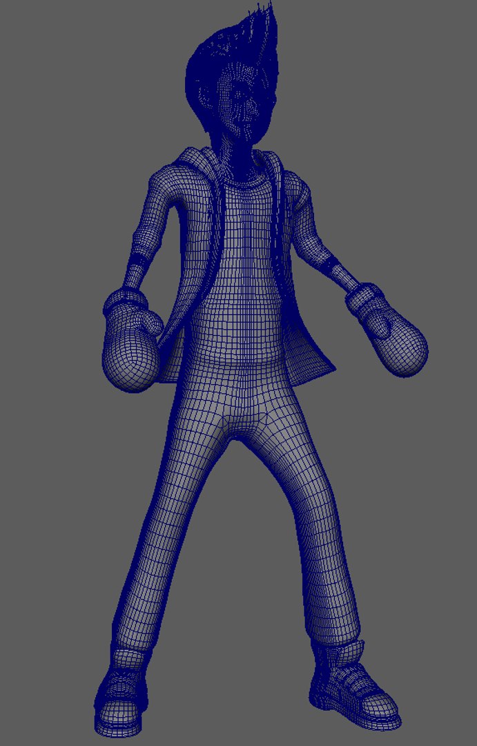 character fully rigged 3d fbx
