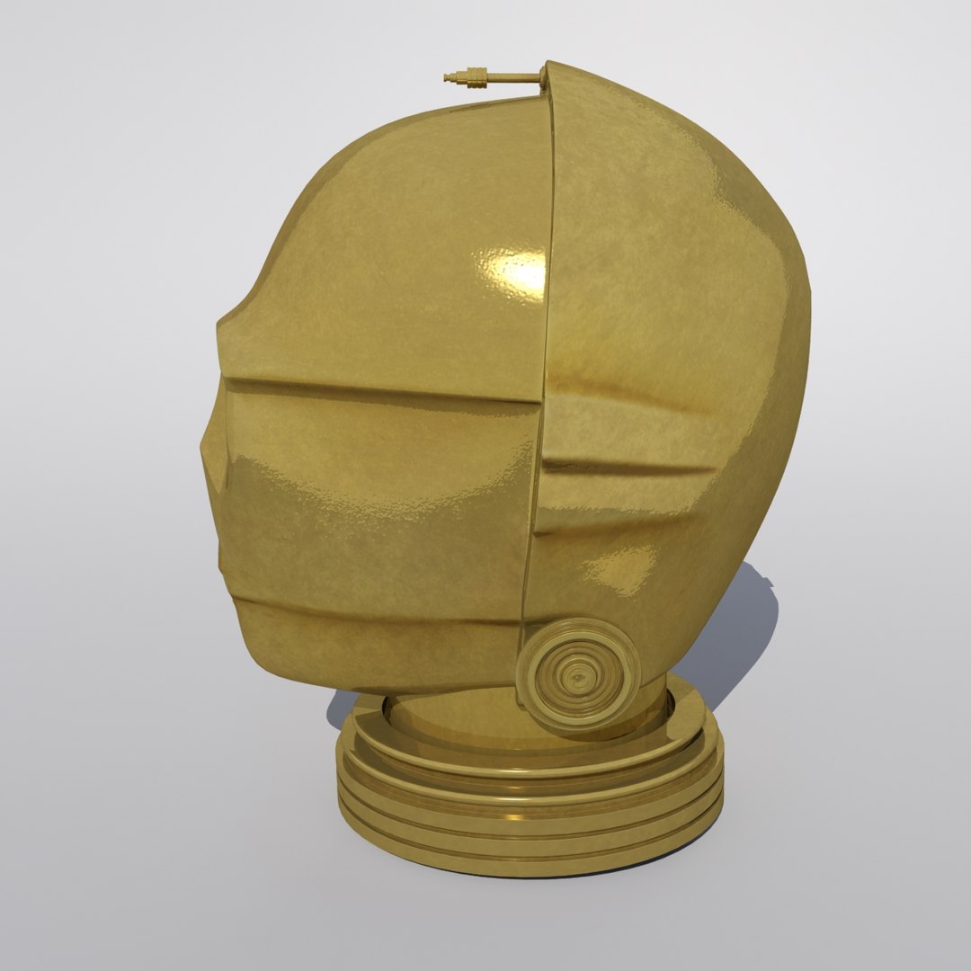 3d Max C3po Head