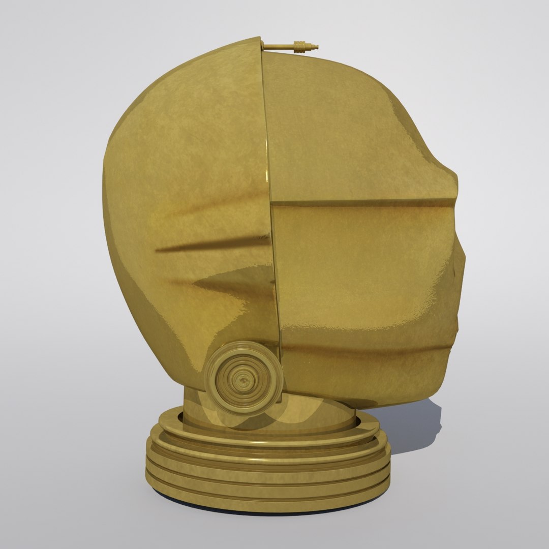 3d Max C3po Head