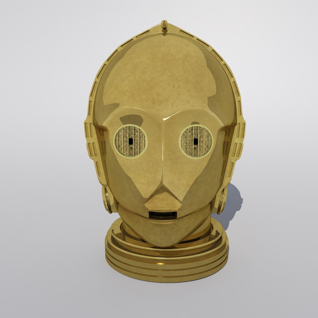3d Max C3po Head