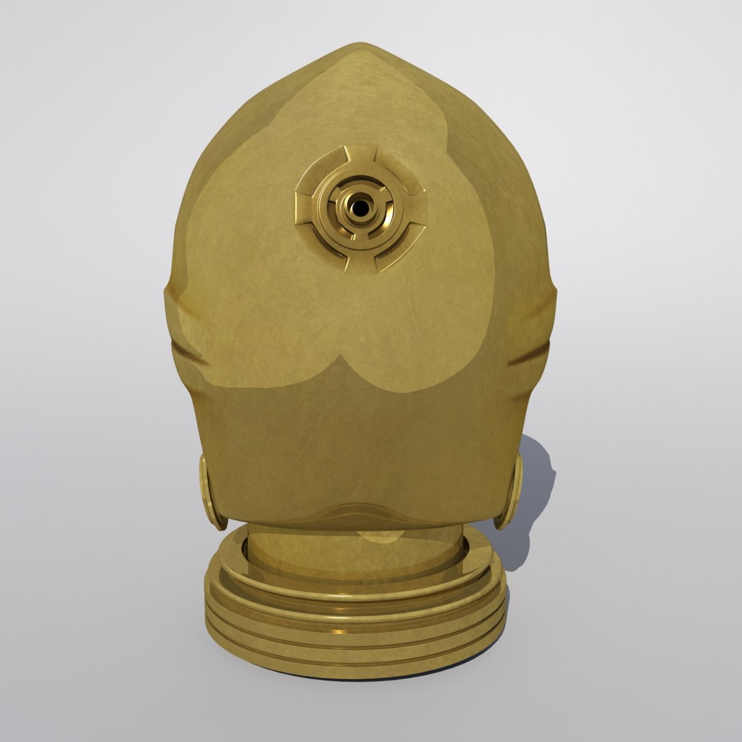 3d Max C3po Head