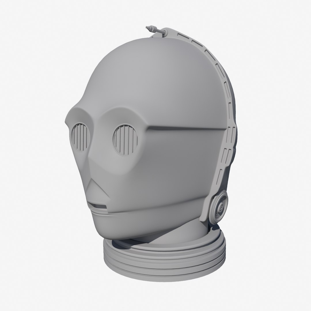 3d Max C3po Head