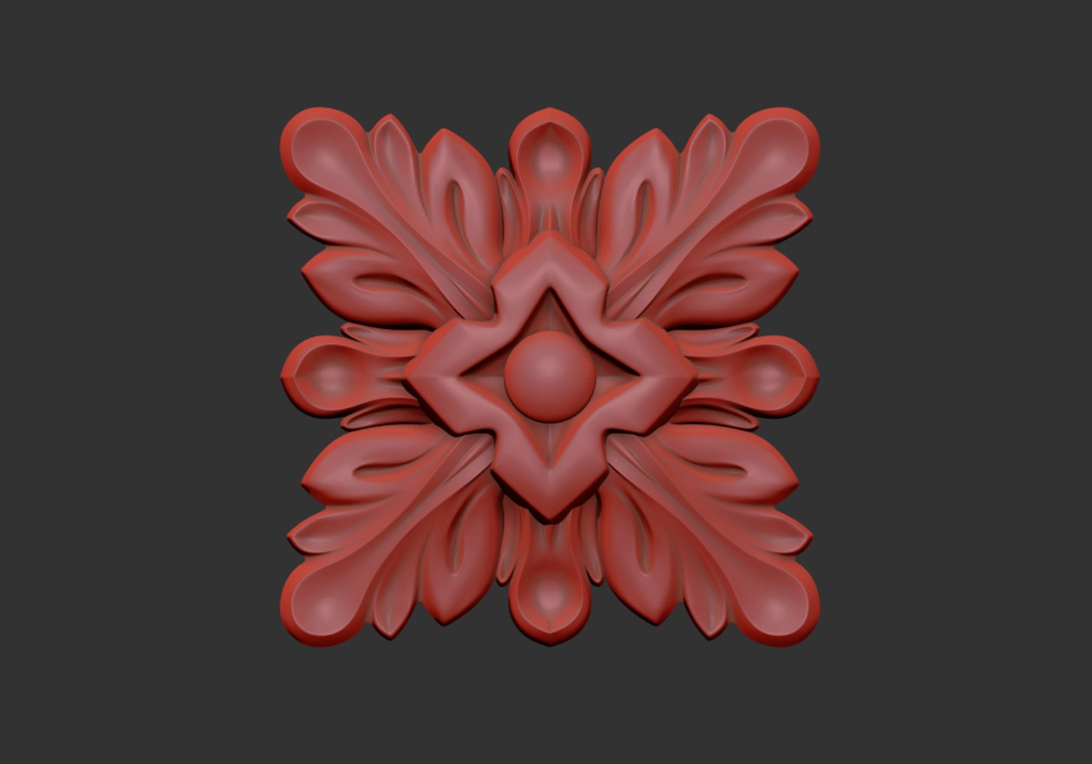 3D Carved Rosette Model - TurboSquid 1981631