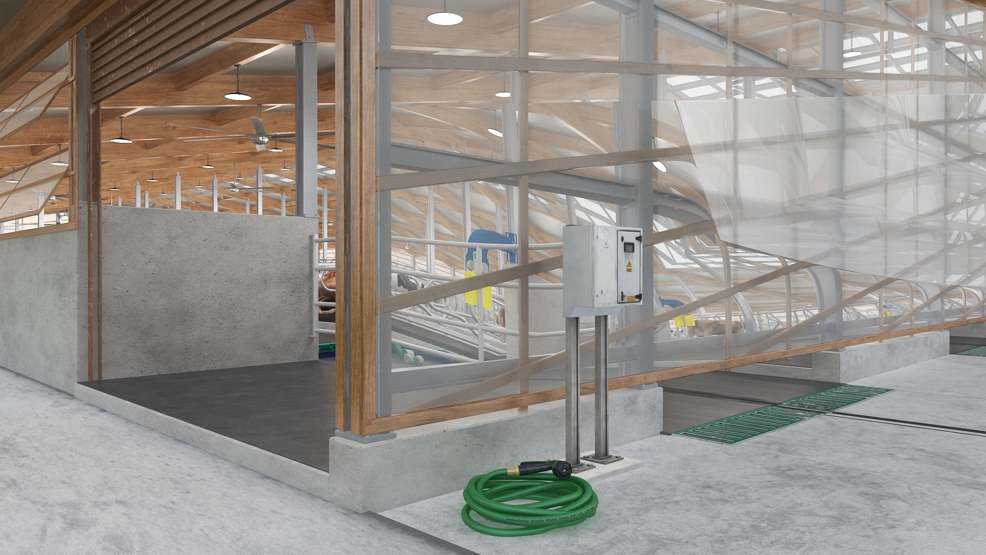 3D Cow Farm Barn Scene Collection model - TurboSquid 2115502