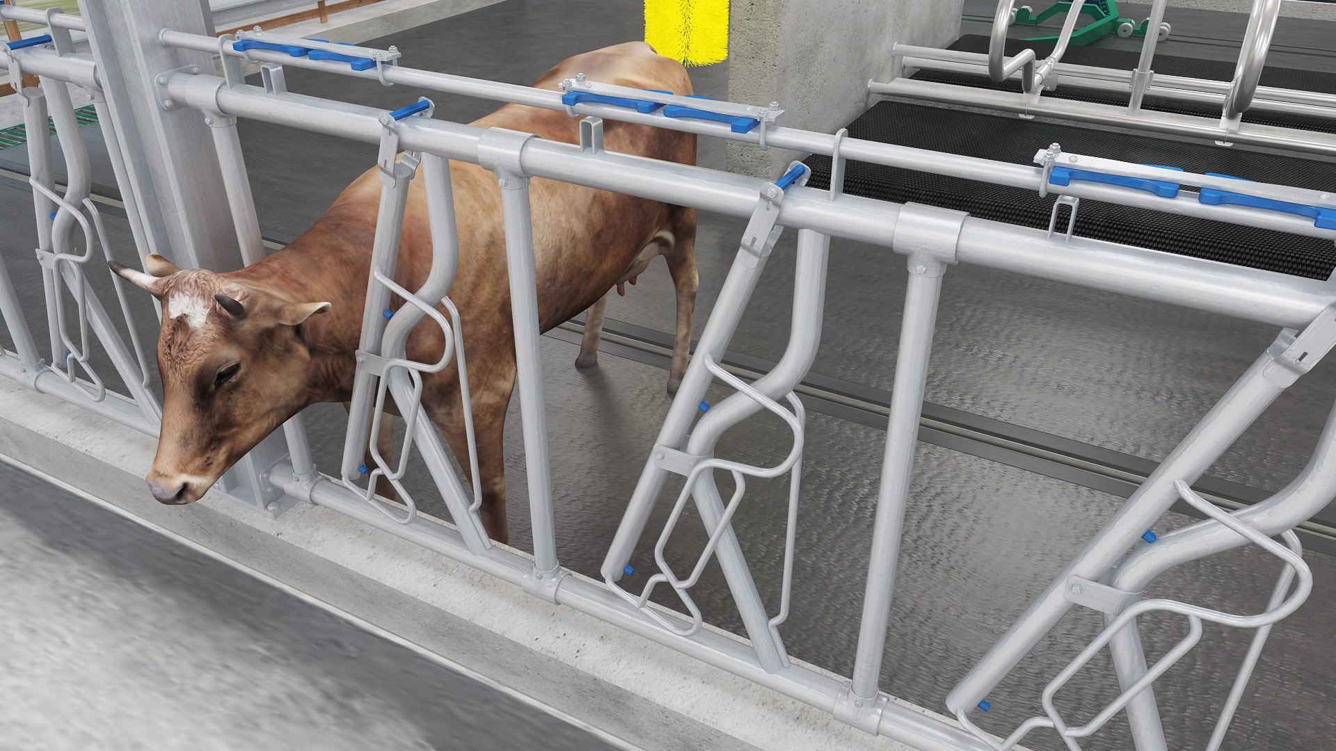 3D Cow Farm Barn Scene Collection model - TurboSquid 2115502