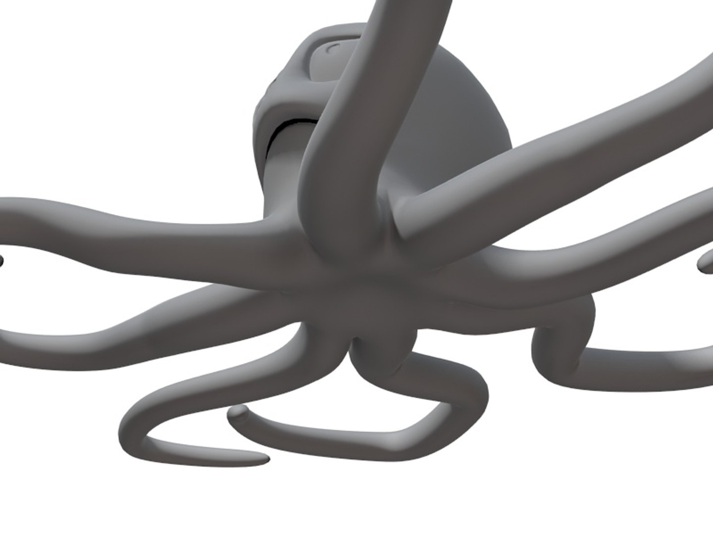 3d Octopus Mesh Model