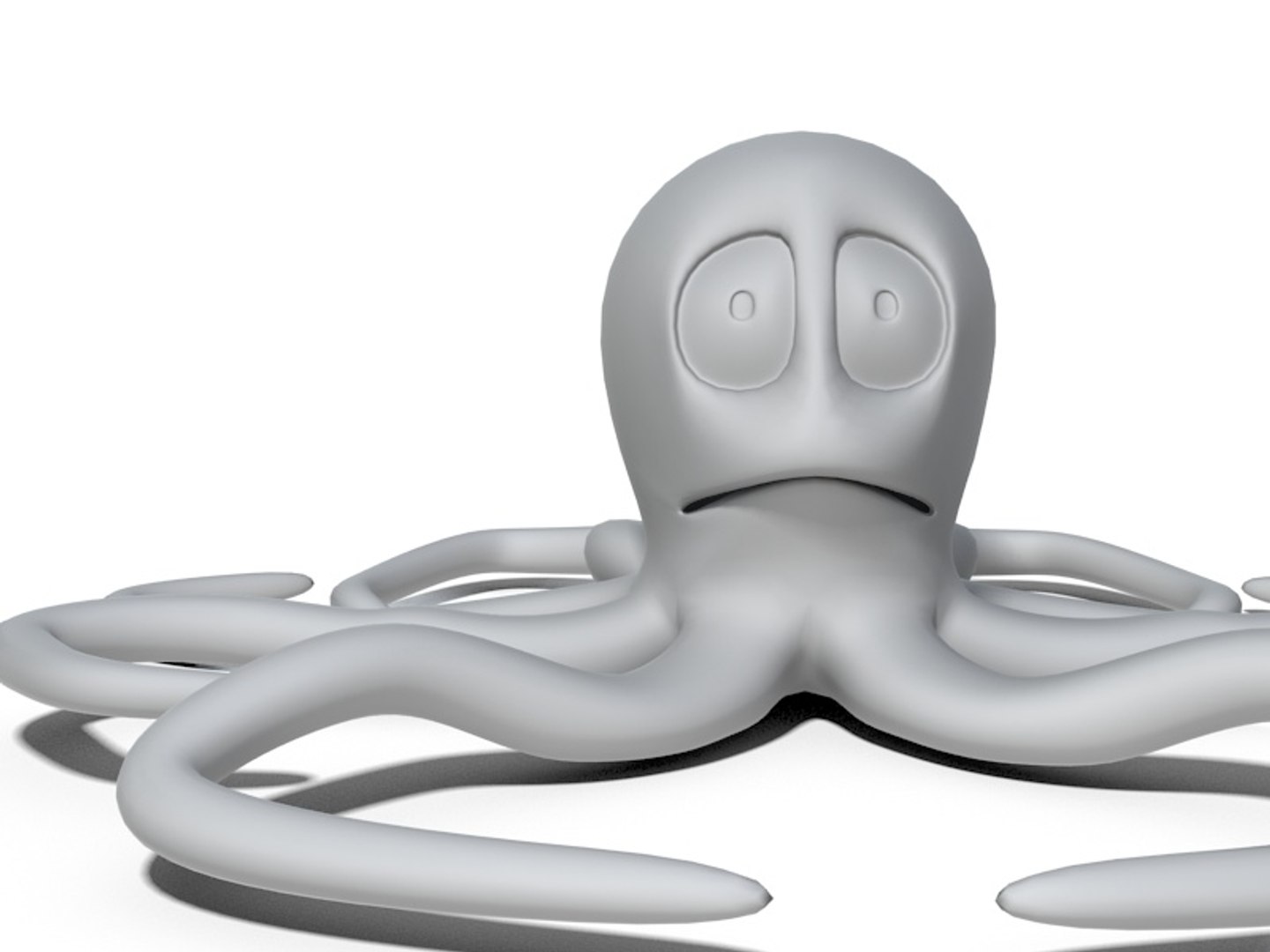 3d Octopus Mesh Model
