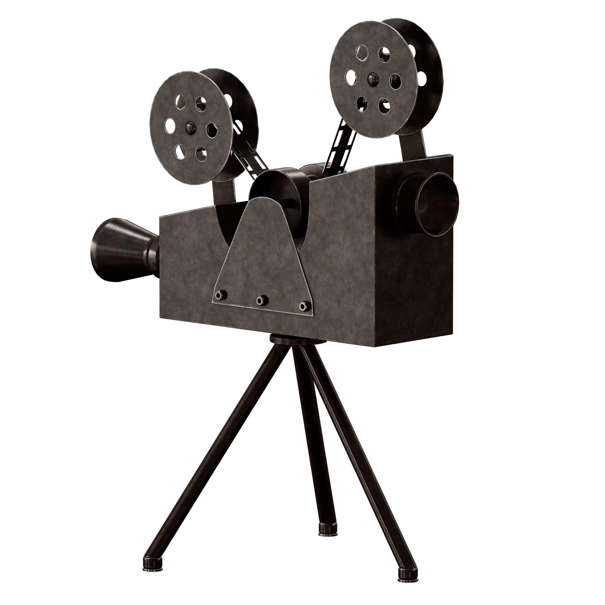 Movie camera - metal sculpture 3D - TurboSquid 1732460