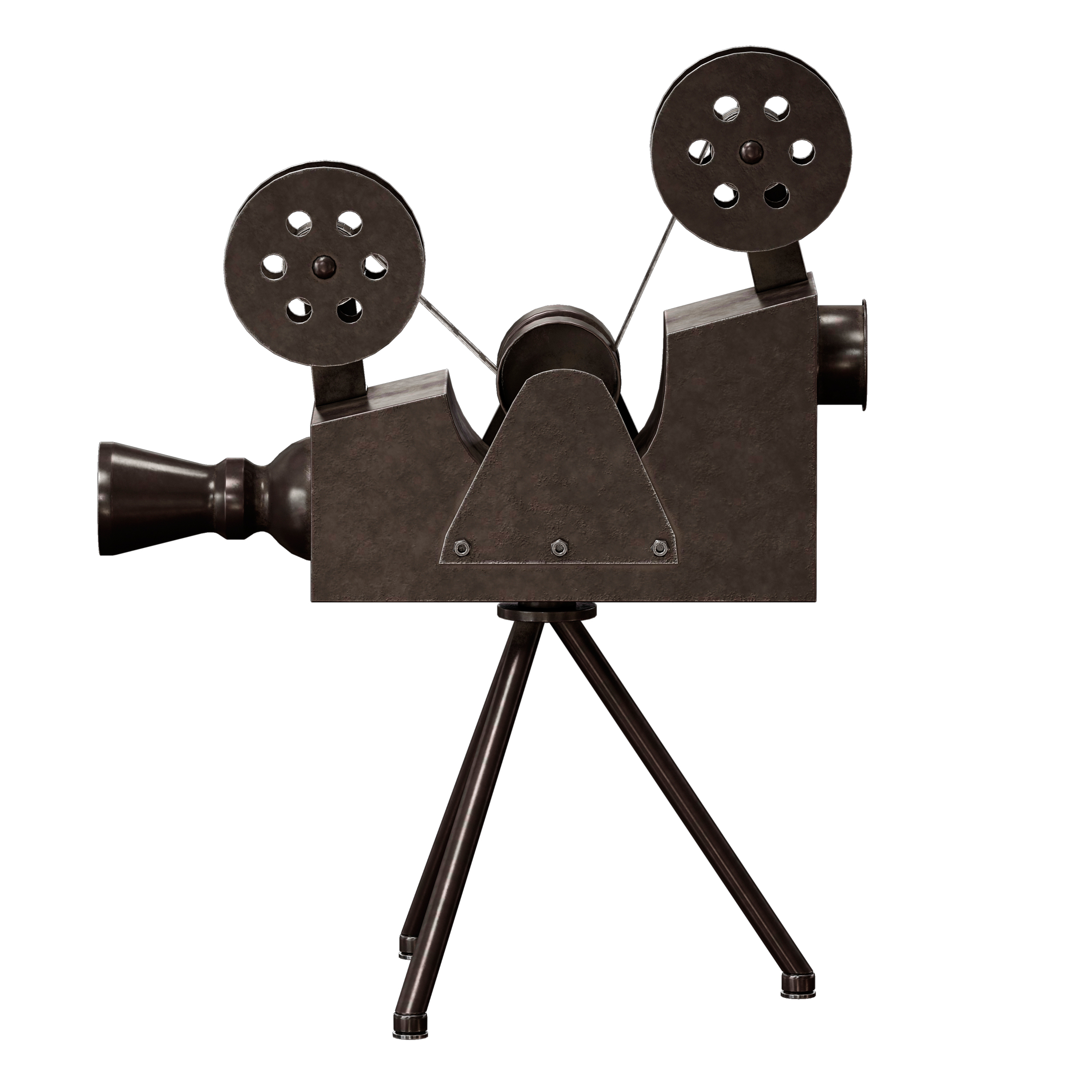 Movie camera - metal sculpture 3D - TurboSquid 1732460