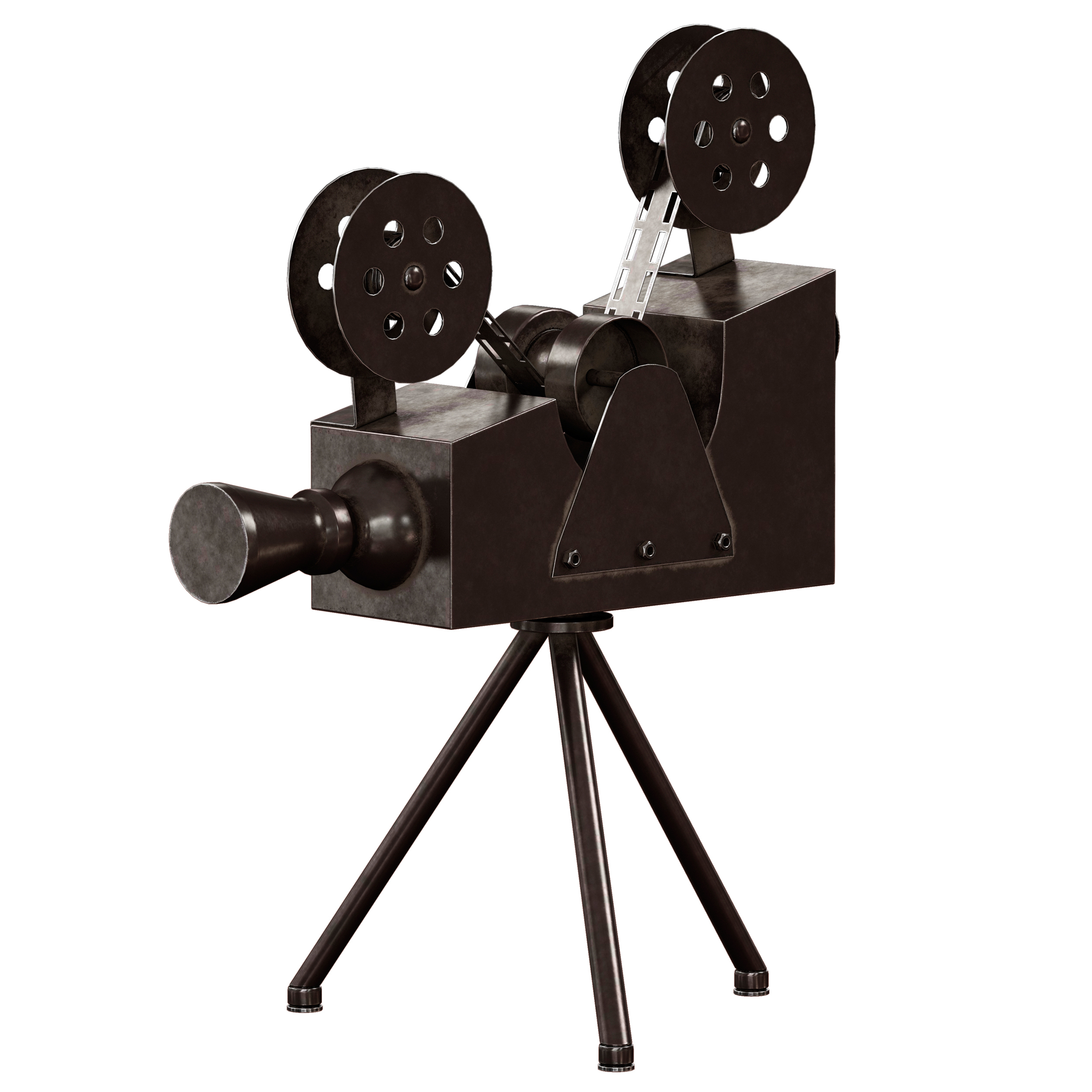 Movie camera - metal sculpture 3D - TurboSquid 1732460
