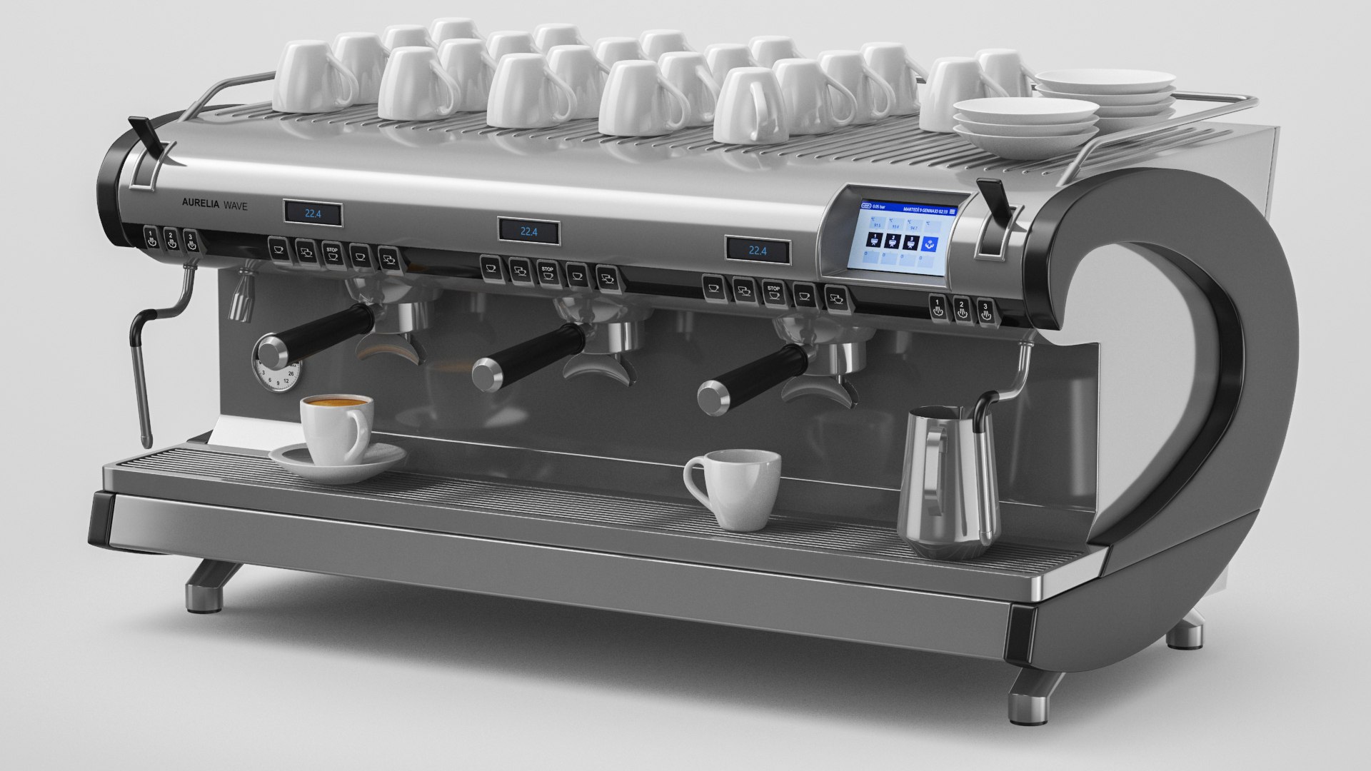 Nuova Simonelli Espresso Machine 02 3D Model - TurboSquid 2030869