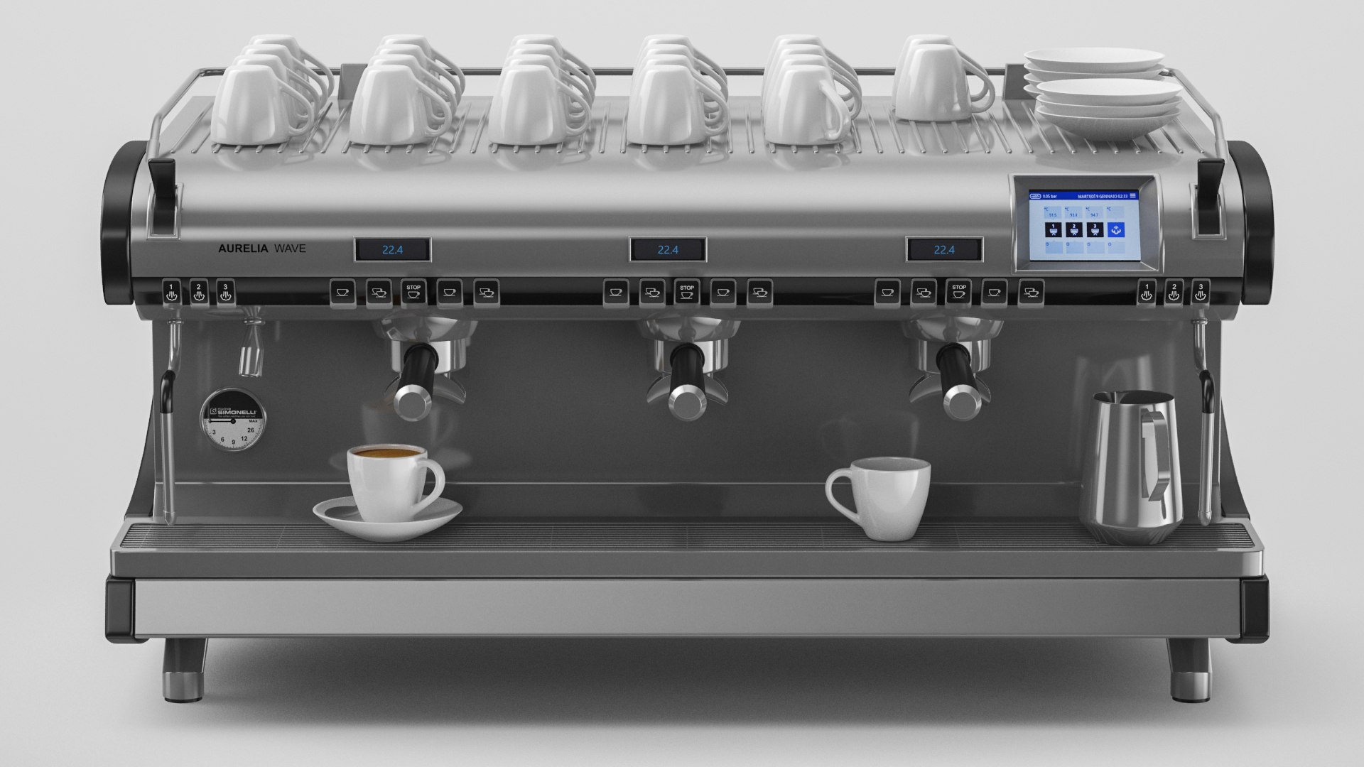 Nuova Simonelli Espresso Machine 02 3D Model - TurboSquid 2030869